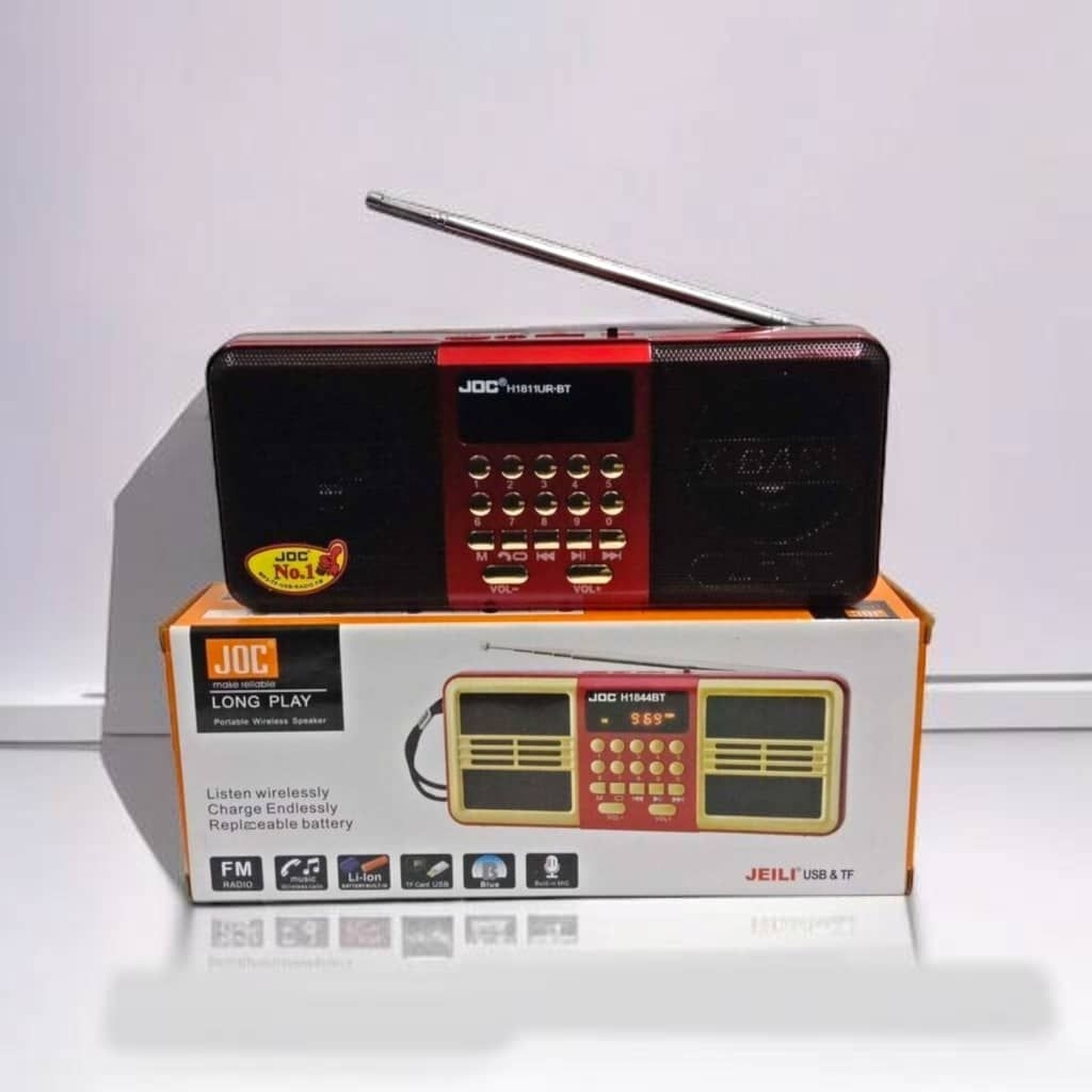 Big Super Bass Joc Radio Rechargeable Wirelesses Speaker Fm Radio ...