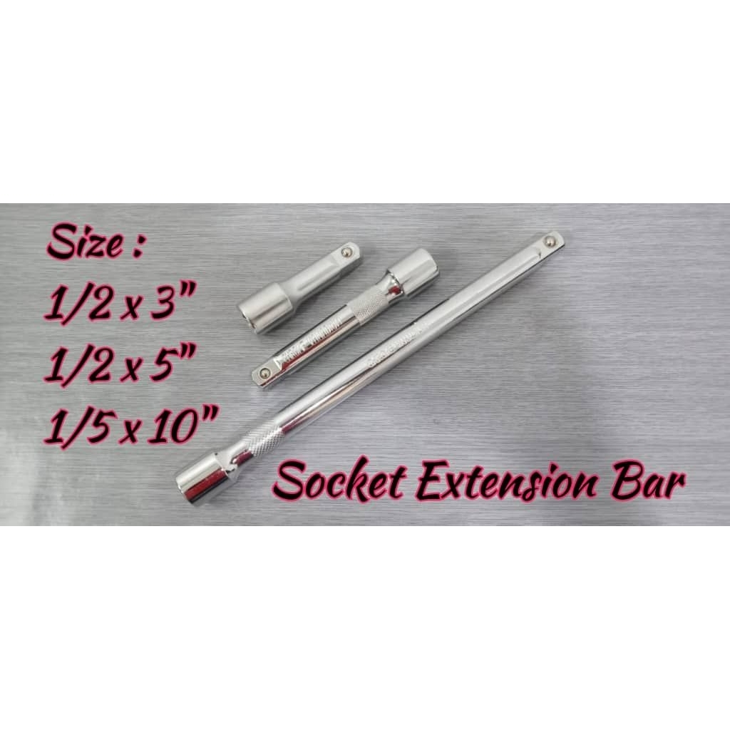 SEB Socket Extension Bar 3INCH 5INCH 10 INCH 1/2 SOCKET EXTENSION BAR ...