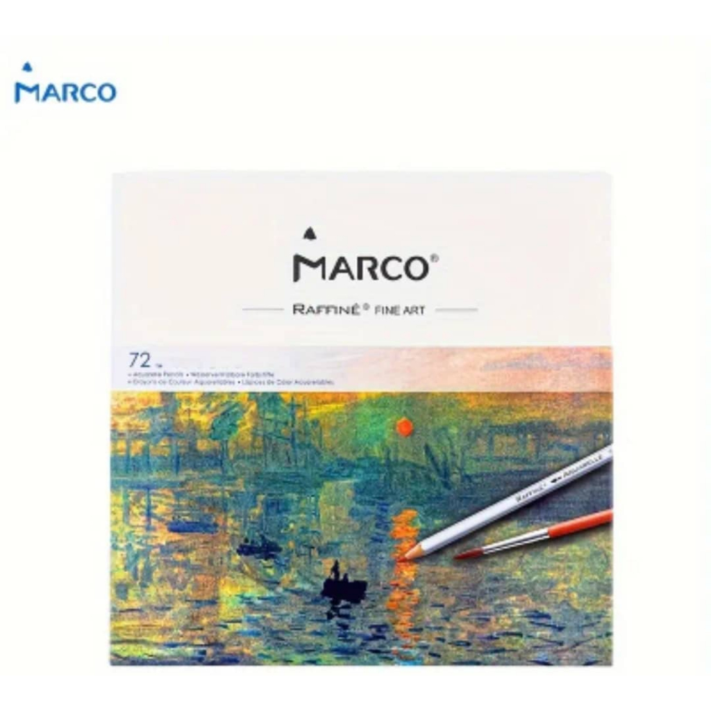 Marco Raffine water-soluble colored pencils 72 colors (Paper box ...