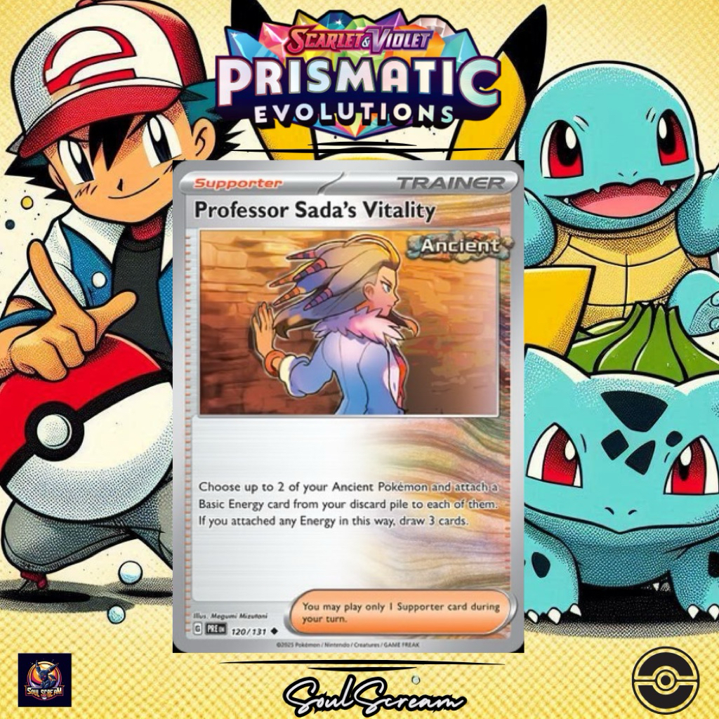 Pokemon TCG Professor Sada Prismatic Evolution | Shopee Malaysia
