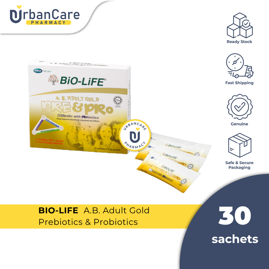 Biolife Adult Gold Prebiotics & Probiotics | Shopee Malaysia