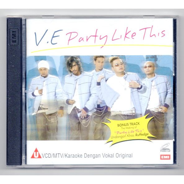 V.E - PARTY LIKE THIS (VCD MTV KARAOKE - ORIGINAL) | Shopee Malaysia