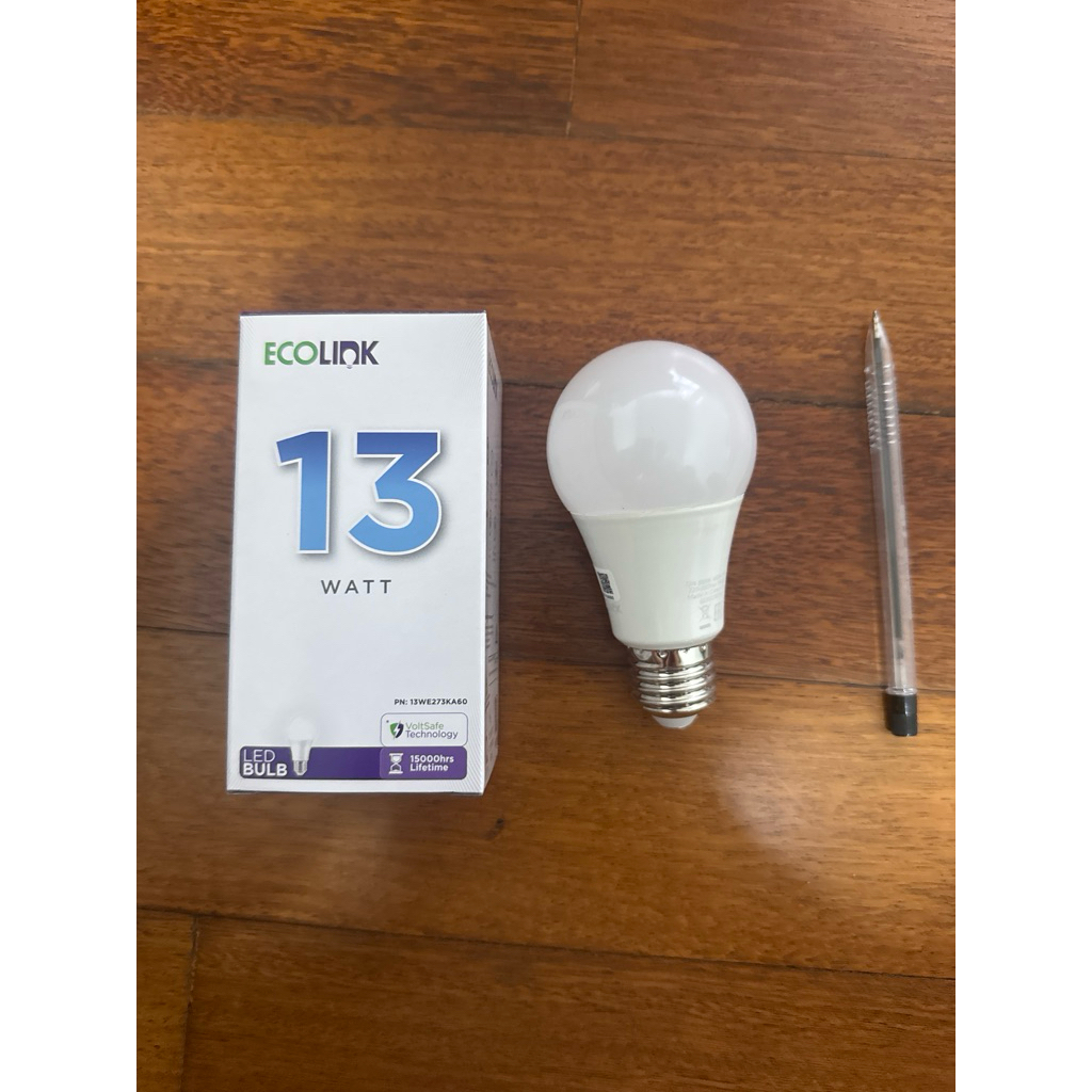 ECOLINK LEDBULB 13W E27 6500K 1ct/12apr | Shopee Malaysia