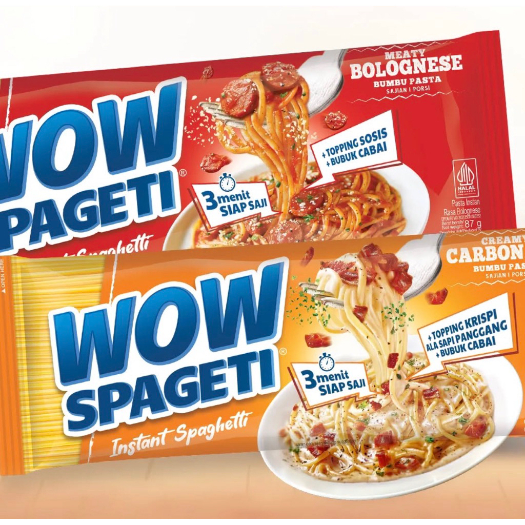 PROMO WOW SPAGHETTI VIRAL WOW SPAGETI CARBONARA BOLOGNESE AGLIO OLIO ...