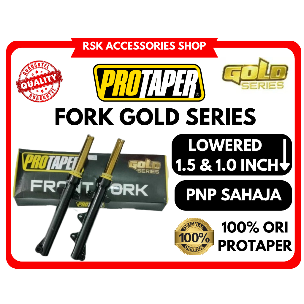 PROTAPER FRONT FORK GOLD BATANG EMAS TURUN Y15 Y16 LC135 4S 5S RS 150 ...