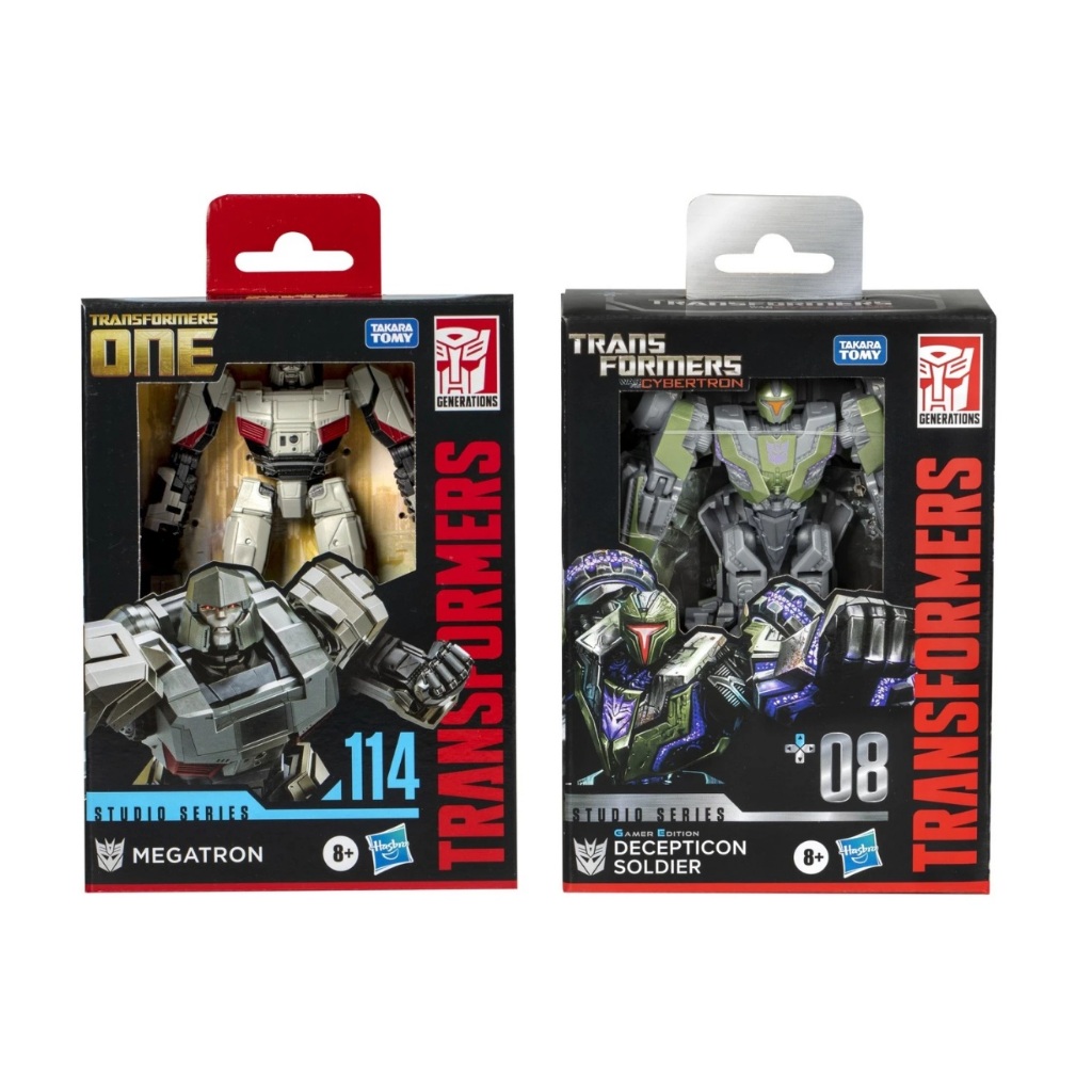 Transformers Deluxe Class SS114 Megatron & SS+08 Decepticon Soldier ...