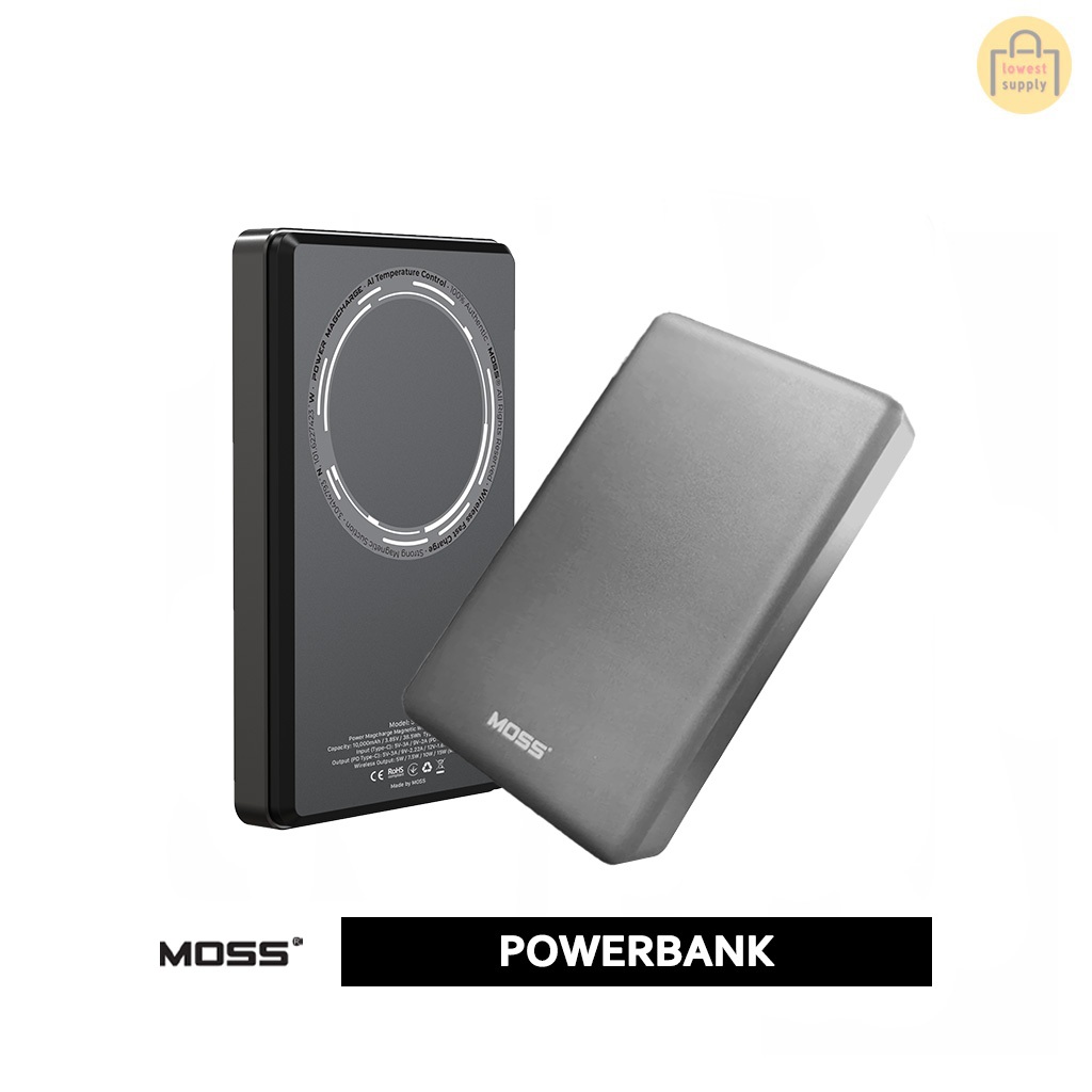 MOSS 20W PD Power MagCharge 15W Wireless Magnetic Suction 10000mAh ...
