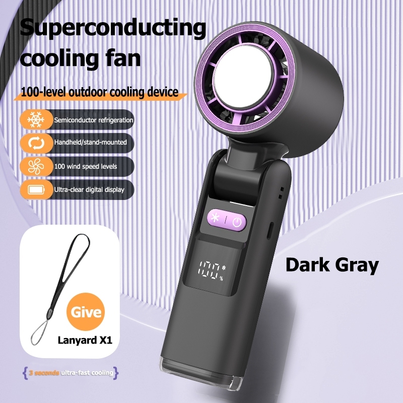 6000mAh Fan Rechargeable Strong100 Gear Wind Speed Electric Fan Digital ...