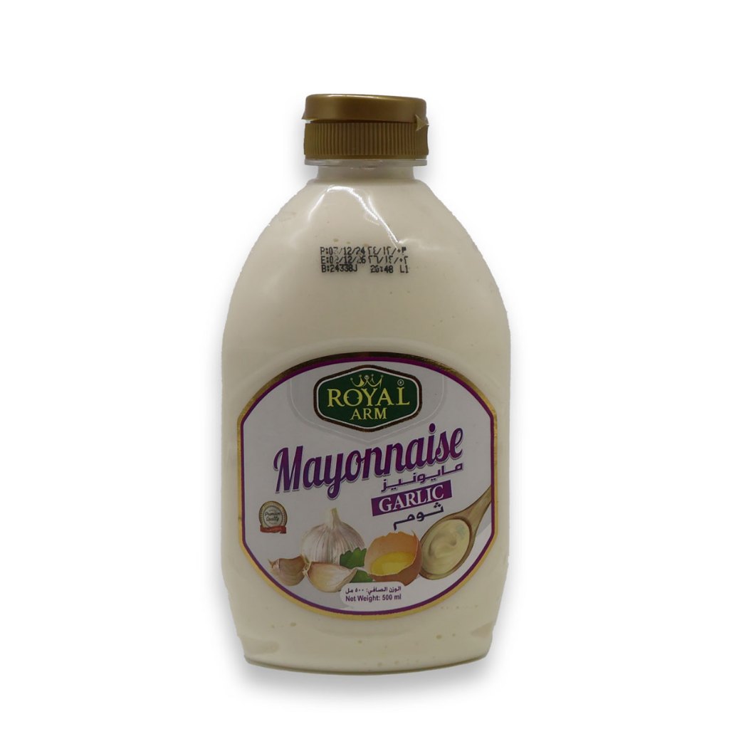 ROYAL ARM Garlic Mayonnaise 500ML Premium Quality ,Halal | Shopee Malaysia
