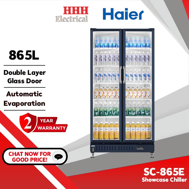 Haier 865L Showcase Chiller Refrigerator SC-865E with Double Layer ...