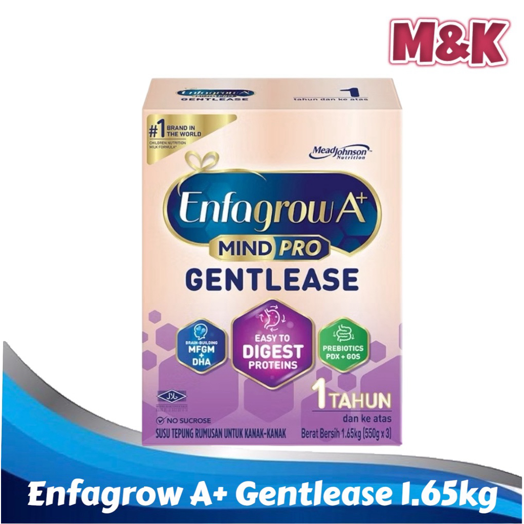 Enfagrow A+ Gentlease (1 Year +) - 1.65kg (Milk Formula) | Shopee Malaysia