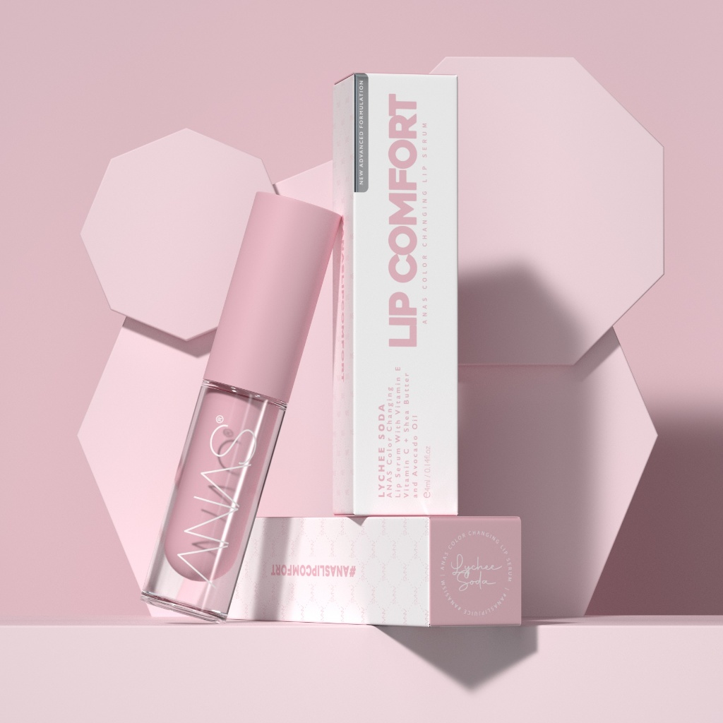 (BIG SIZE) ANAS Lip Comfort Color Changing Lip Serum with Vitamin E ...
