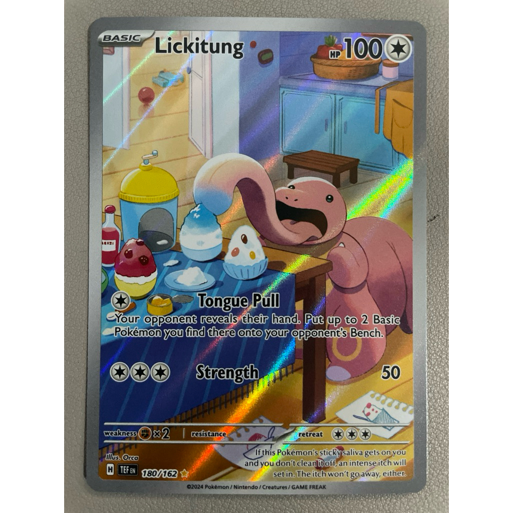 Pokemon PTCG SV05 Temporal Force - 180/162 Lickitung (Illustration Rare) | Shopee Malaysia