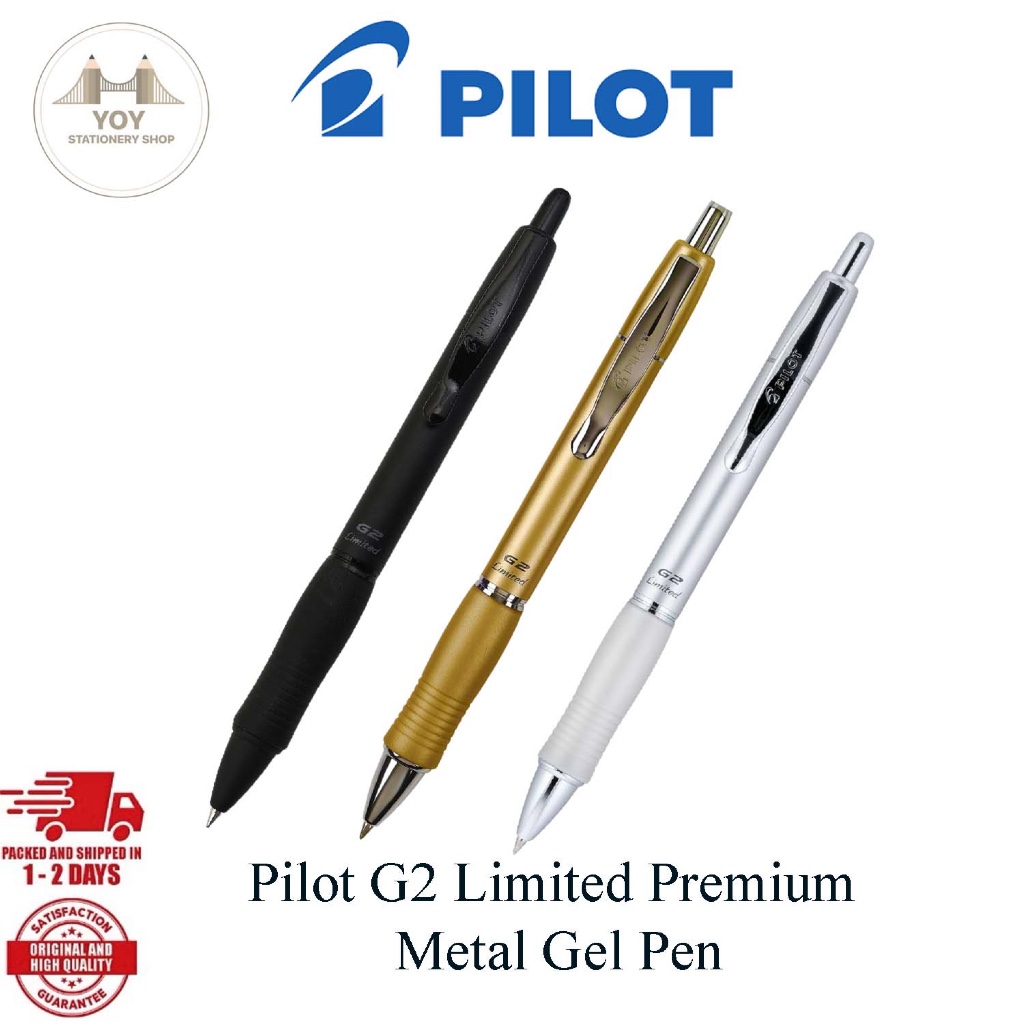 Pilot G2 Limited Premium Metal 0.7 Gel Pen (READY STOCK / 100% ORIGINAL ...