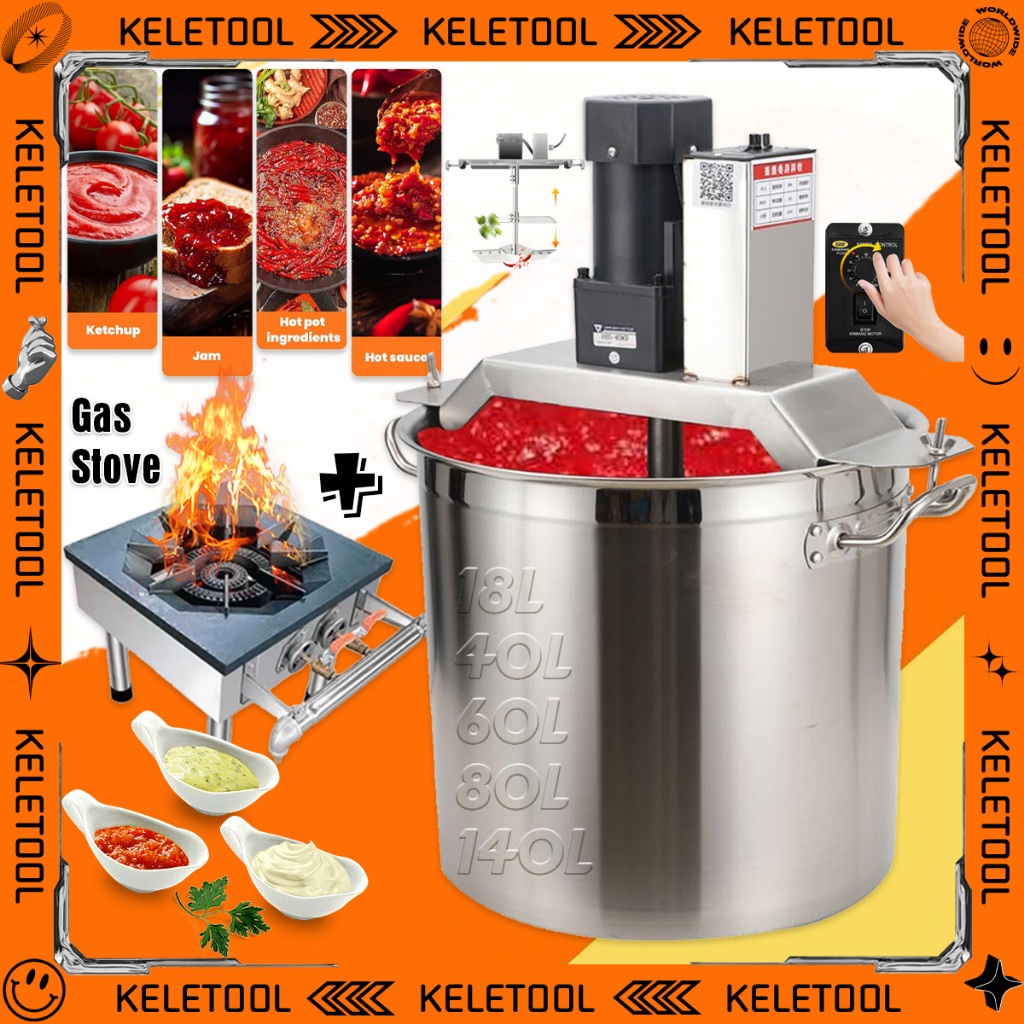 Automatic Sauce Sambal Paste Pes Stir Frying Pot Stirrer Auto Cooker ...
