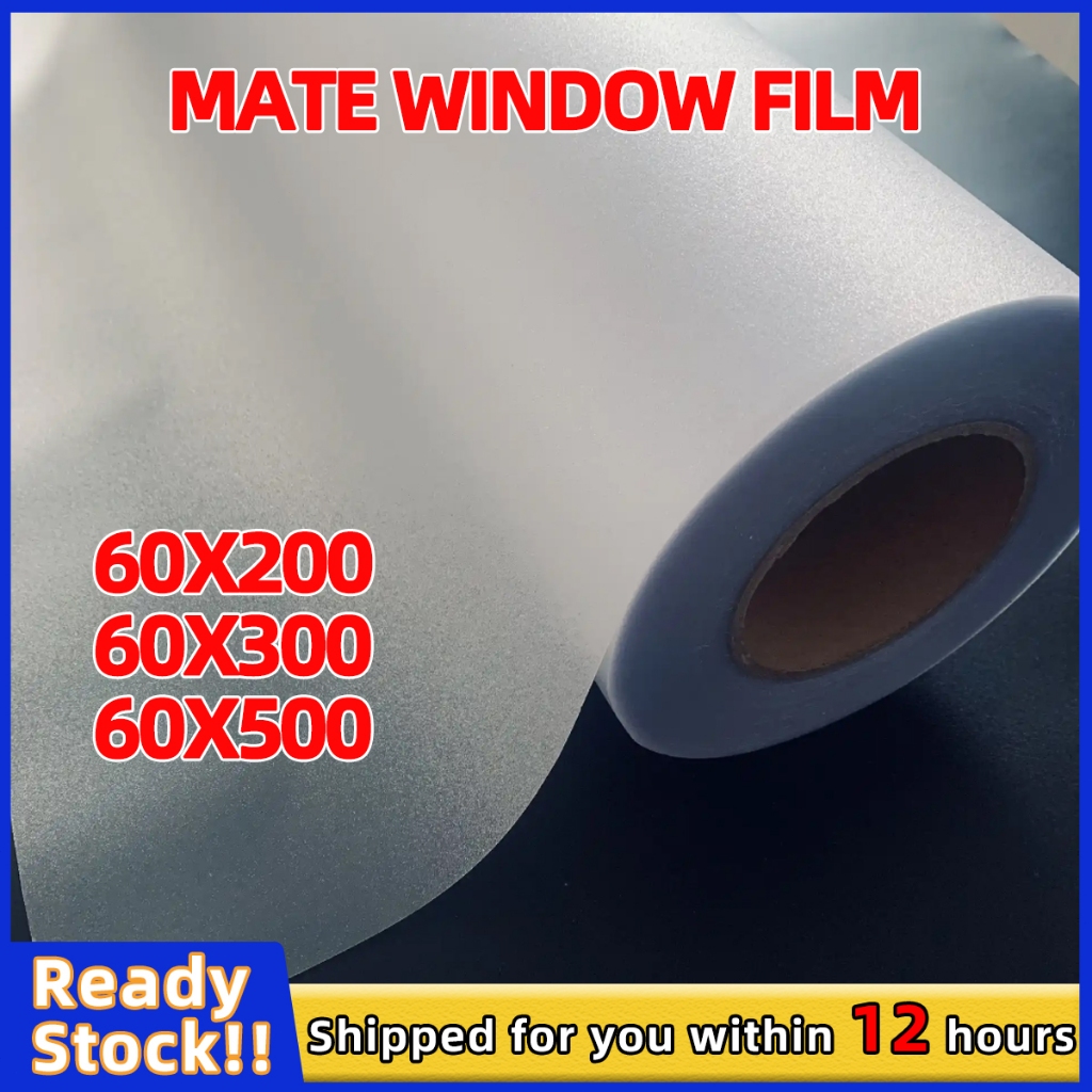 Easy DIY Frosted Glass Sticker Blur Film Waterproof Privacy Removable ...