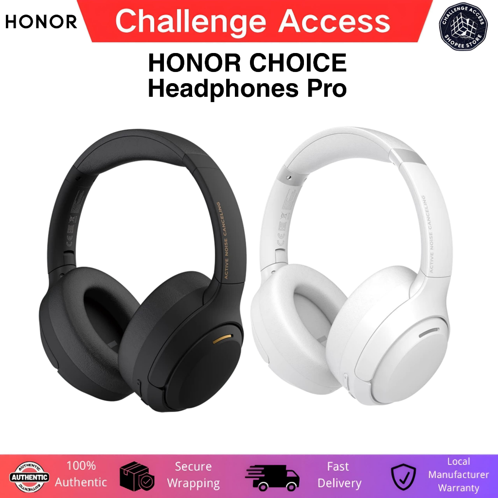 HONOR CHOICE Headphones Pro l Active Noise Cancellation l High ...