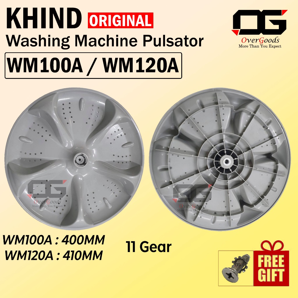 WM100A WM120A KHIND Pulsator MW120A Washing Machine 10kg 12kg | Shopee ...