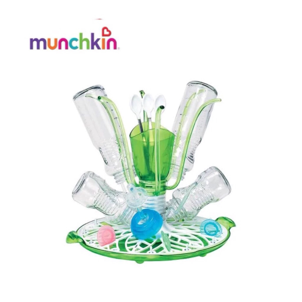 Munchkin Baby Bottle Drying Rack Feeding Bottle Storage Cleaning Holder ...
