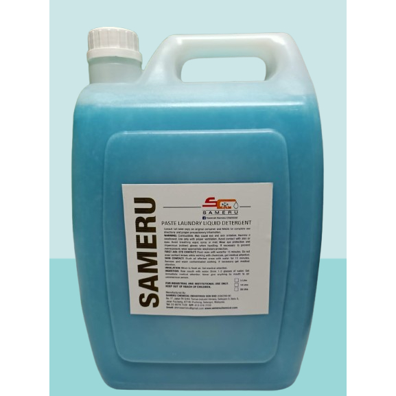 PASTE LAUNDRY LIQUID DETERGENT 5 KG, just mix water 45 kg to make it ...
