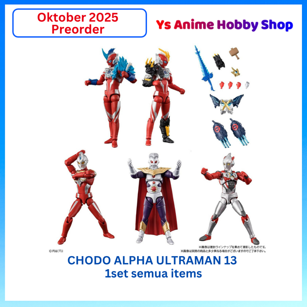 【Oktober 2025 Preorder】Bandai Chodo Alpha Ultraman 13 Ultraman King ...
