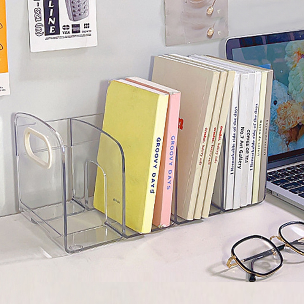 BBD Transparent Bookshelf Student Desk Organizer Rak Buku L454 L455 ...