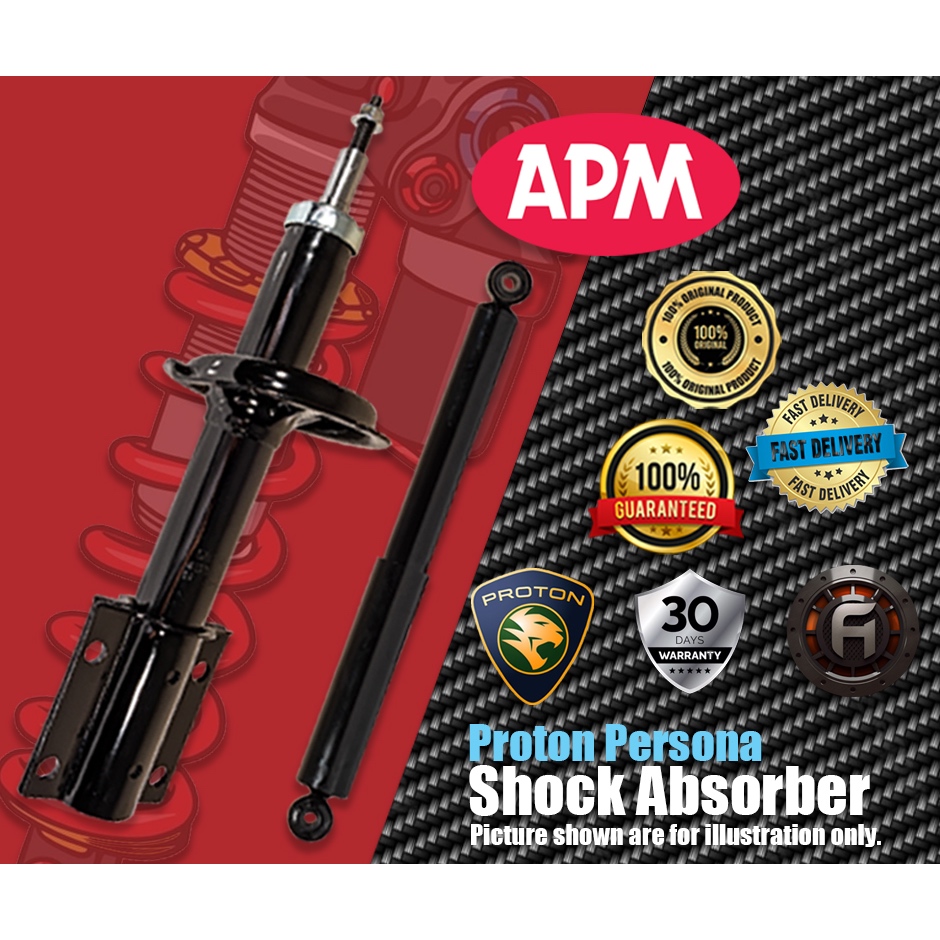 PROTON PERSONA | FRONT / REAR SHOCK ABSORBERS SET | (APM) | 100% ...