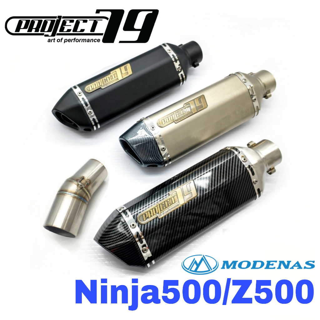 Project79 Exhaust Modenas Z500 Ninja500 2025 Slip on Tabung Muffler ...