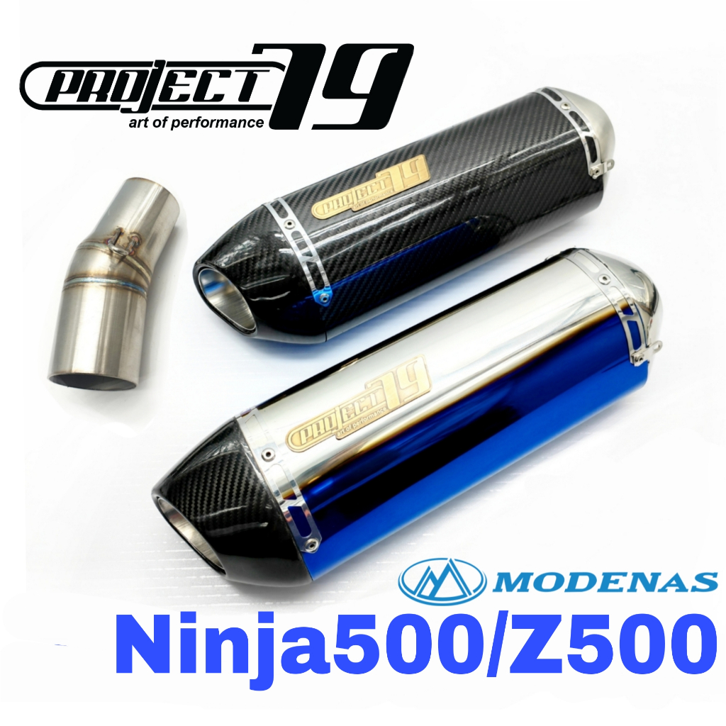 Project79 Exhaust Modenas Z500 Ninja500 2025 Slip On Muffler Stainless ...