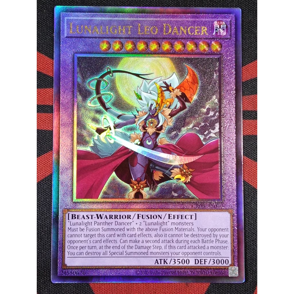 YUGIOH KONAMI CR08-AE040 DUAD-JPS10 Lunalight Leo Dancer (UR/UTR) | Shopee Malaysia