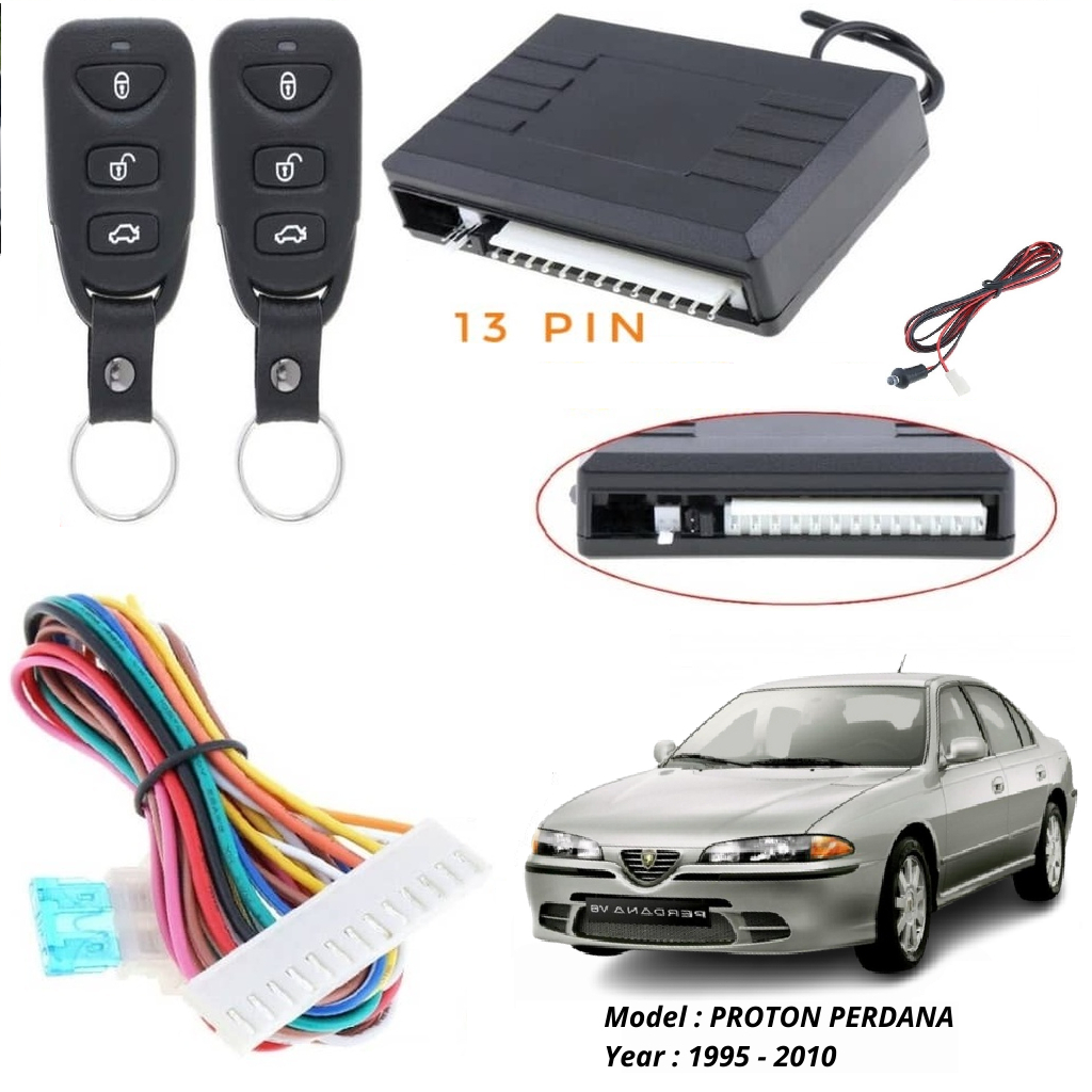Proton Perdana Security Car Alarm System Center Lock Relay Remote ...
