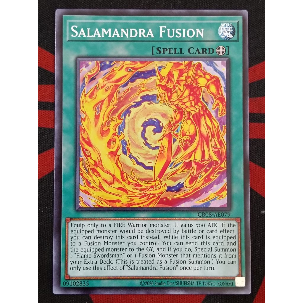 YUGIOH KONAMI CR08-AE079 WPP5-JP007 Salamandra Fusion (C) | Shopee Malaysia