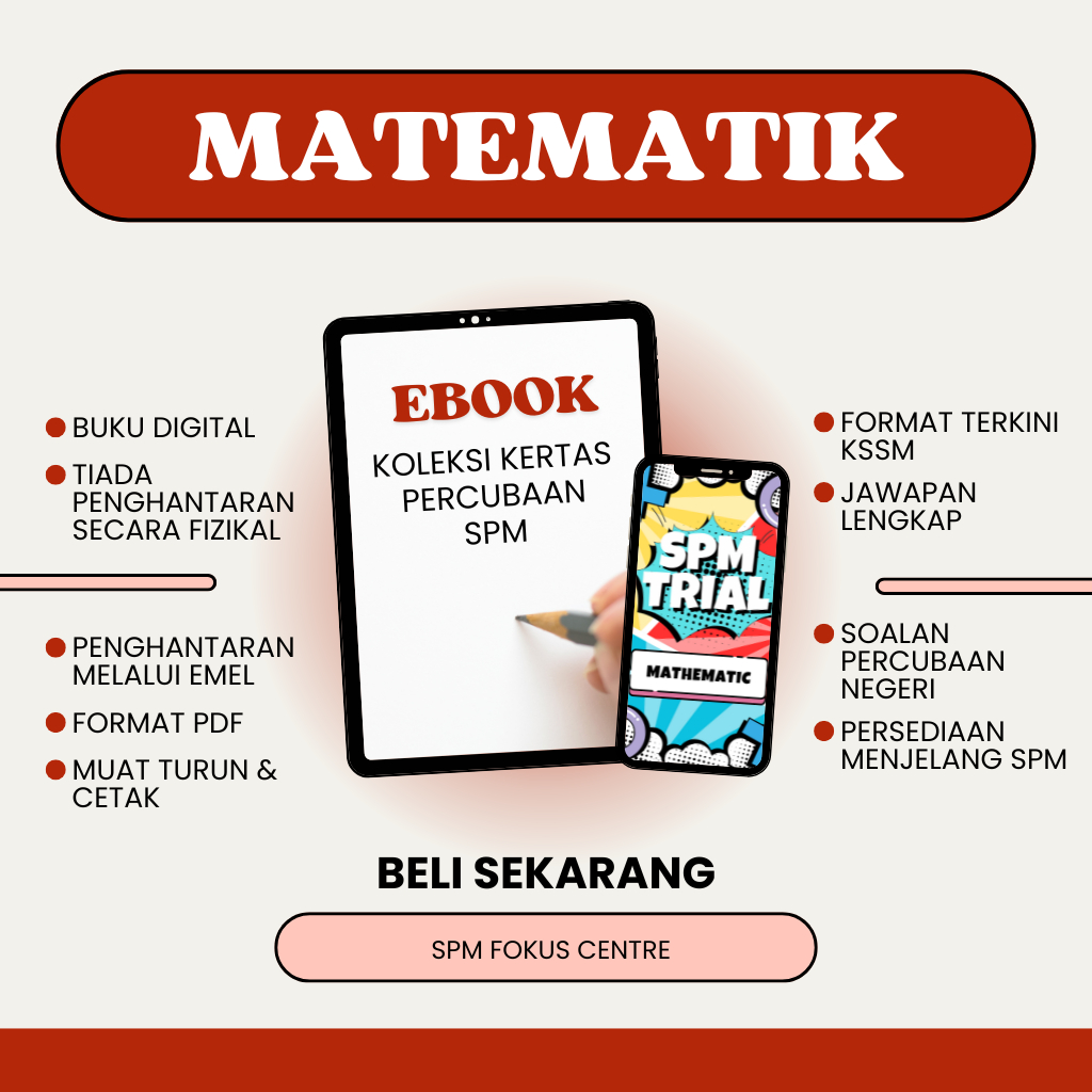 SPM Mathematics | SPM Matematik | SPM Past Year Paper | SPM Trial Paper | SPM PDF | Shopee Malaysia