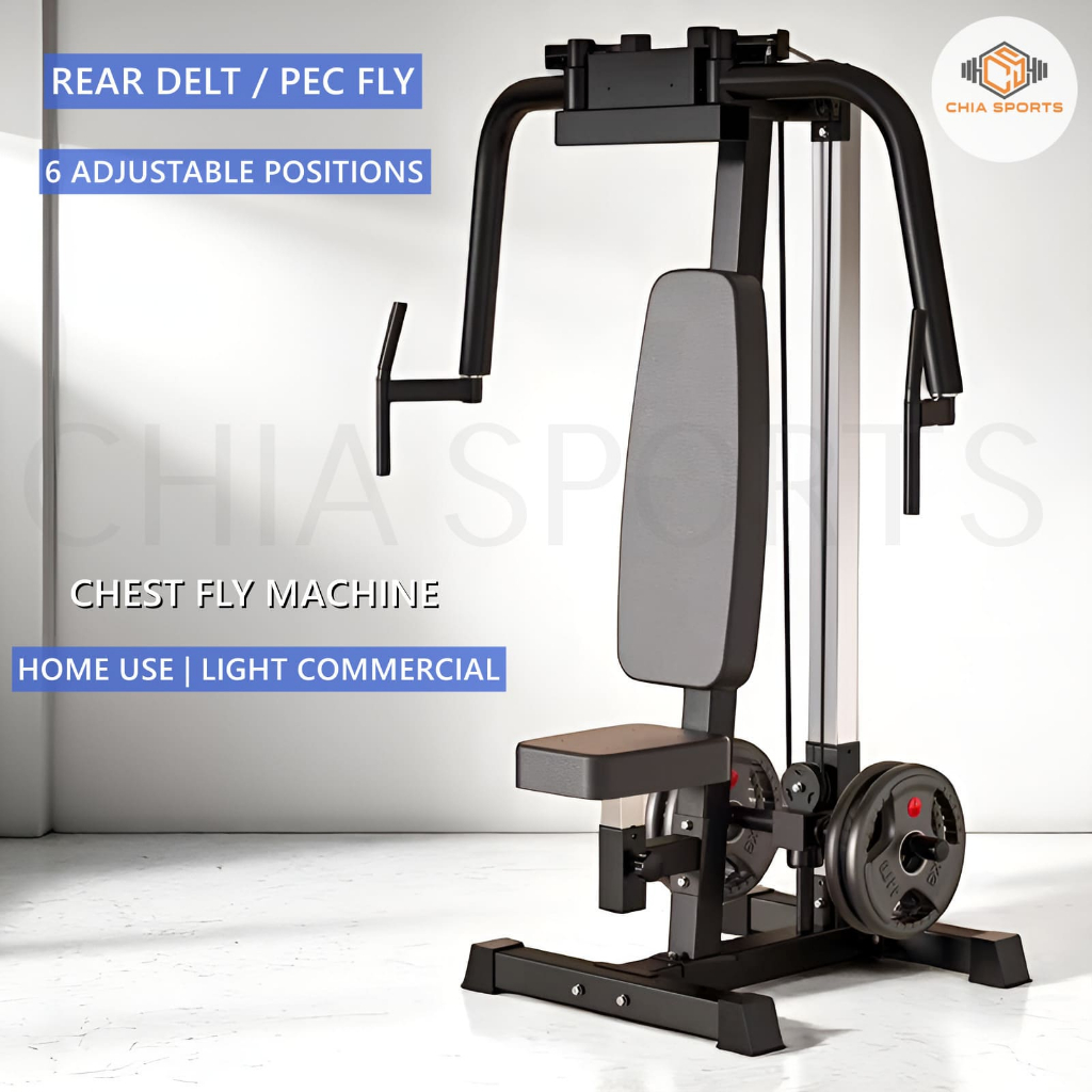 Plate Loaded Pec Fly Rear Delt Machine Chest Reverse Deltoid Pectoral ...