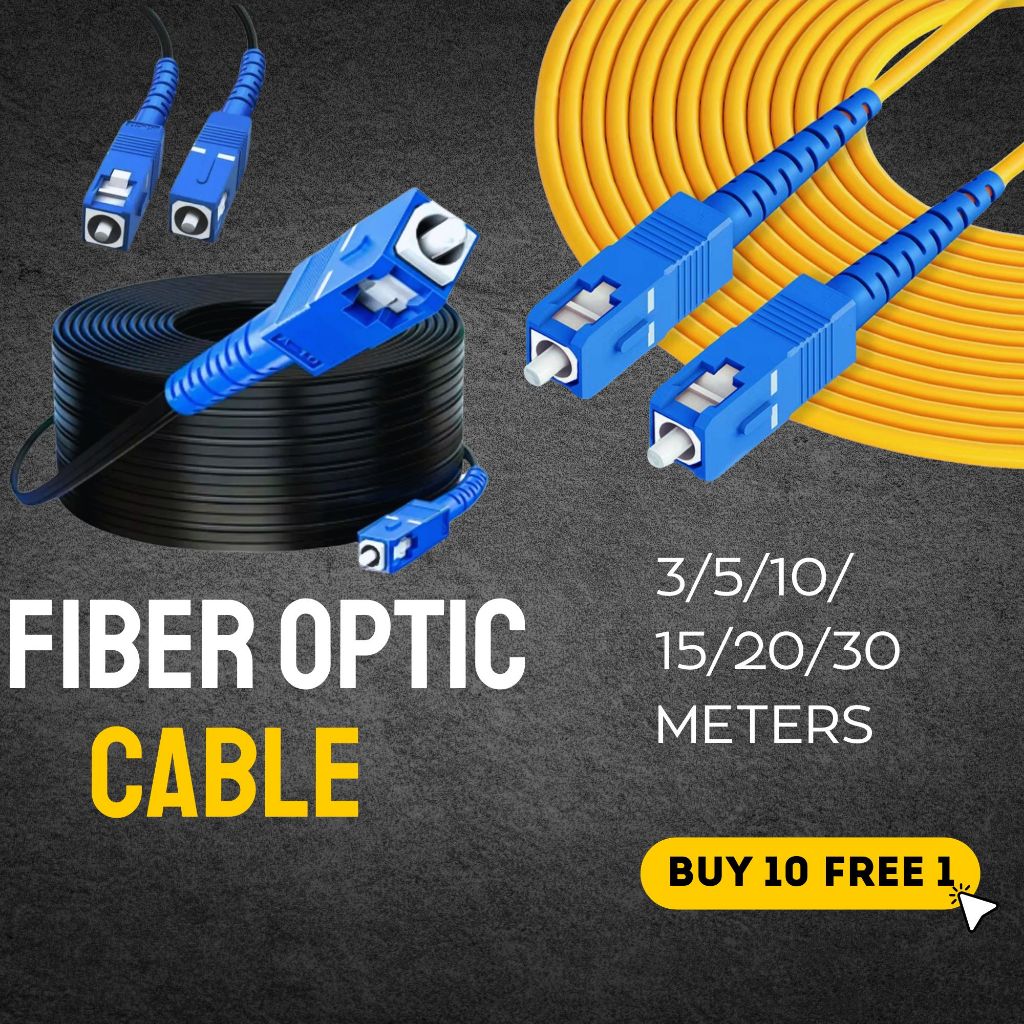 Fibre Optic Cable 3.0MM-SC/APC Single Mode armored High Strength Drop fiber optic patch cord/Pre ...