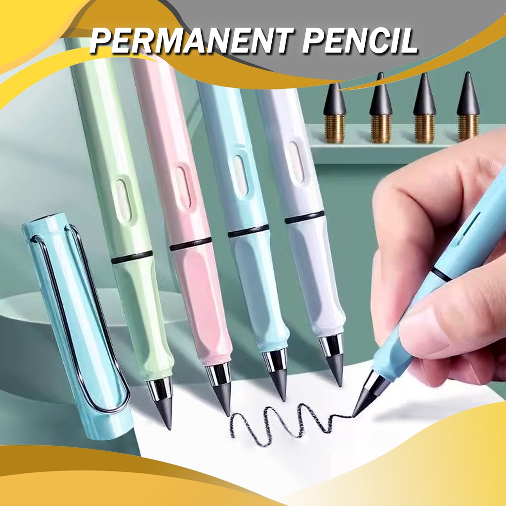 （No Need to Sharpen Pencils）Free Rubber 不削铅笔 Permanent Pencil That Can ...