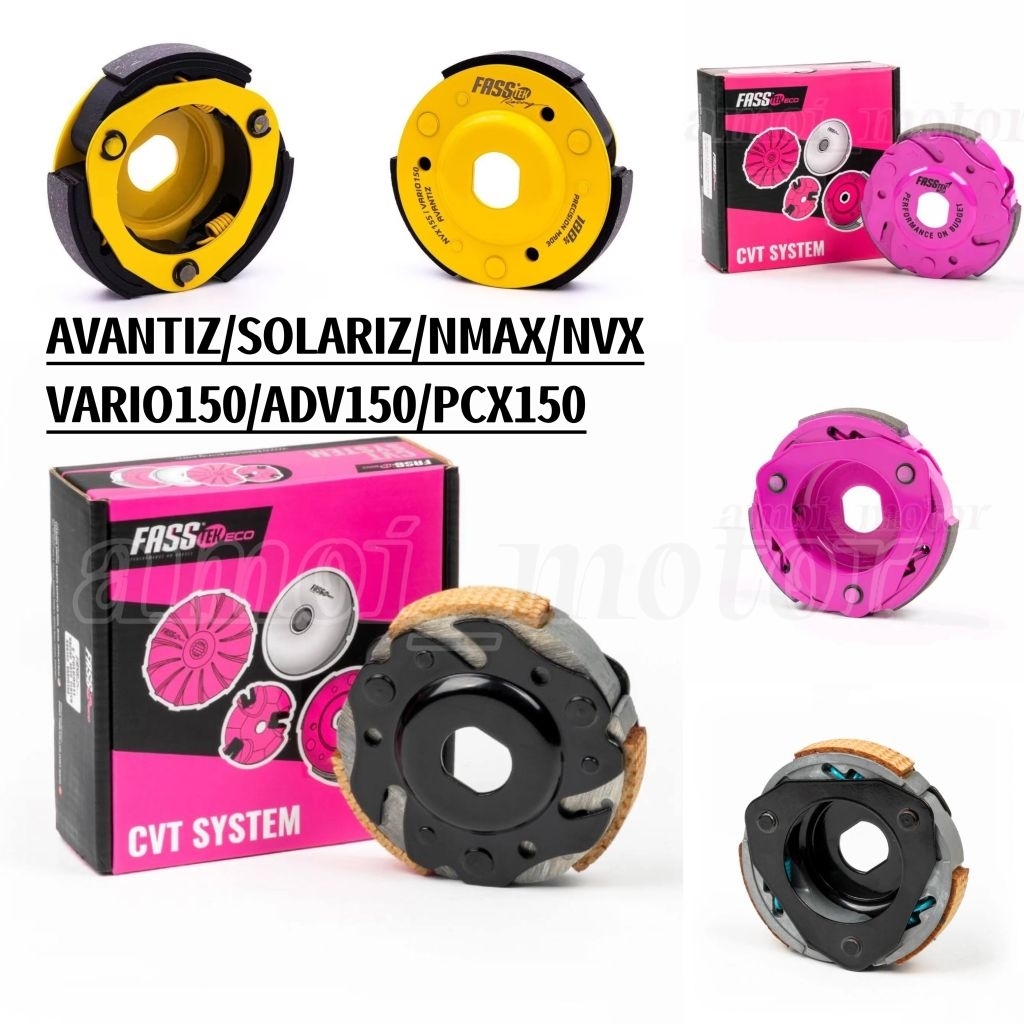 FASSTEK ECO RACING CLUTCH CARRIER FRONT PULLEY KIT NVX NMAX VARIO ADV ...