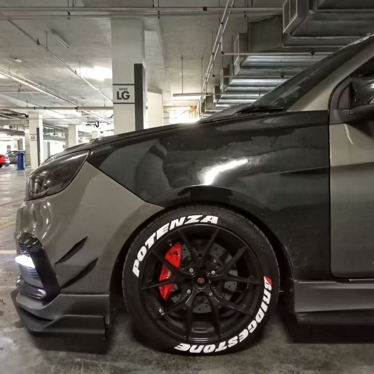 Sticker Tayar 3D Kereta dan Motor / Tirebomb / 3D Tire Lettering ...