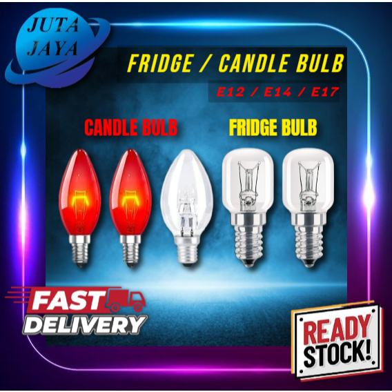 THL 15W Fridge Bulb Tubular Lamp E12 E14 E17 Chili Bulb Candle Bulb ...