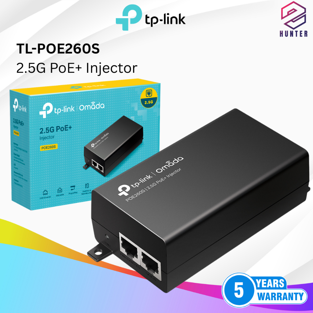 TP-Link TL-POE260S 2.5G PoE+ Injector | Shopee Malaysia