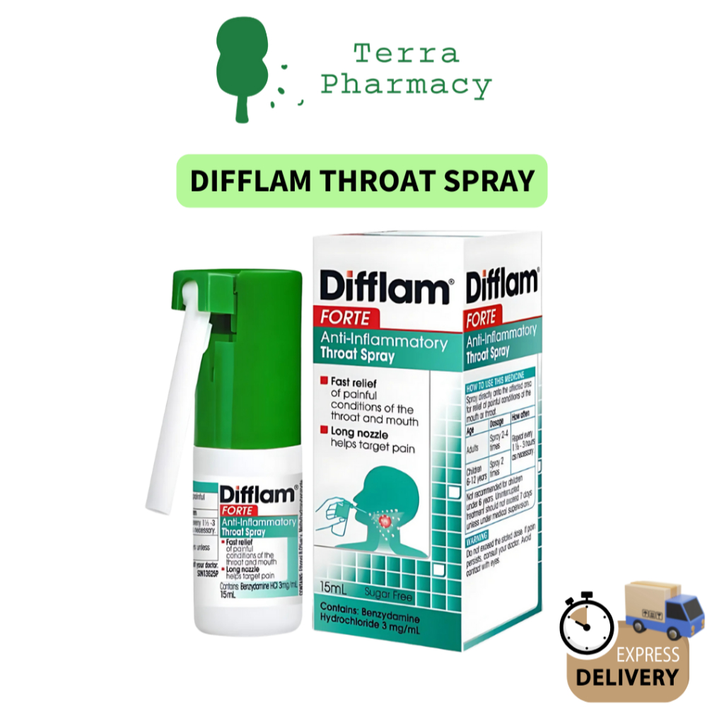 DIFFLAM Forte Anti Inflammatory Throat Spray 15ml | Shopee Malaysia