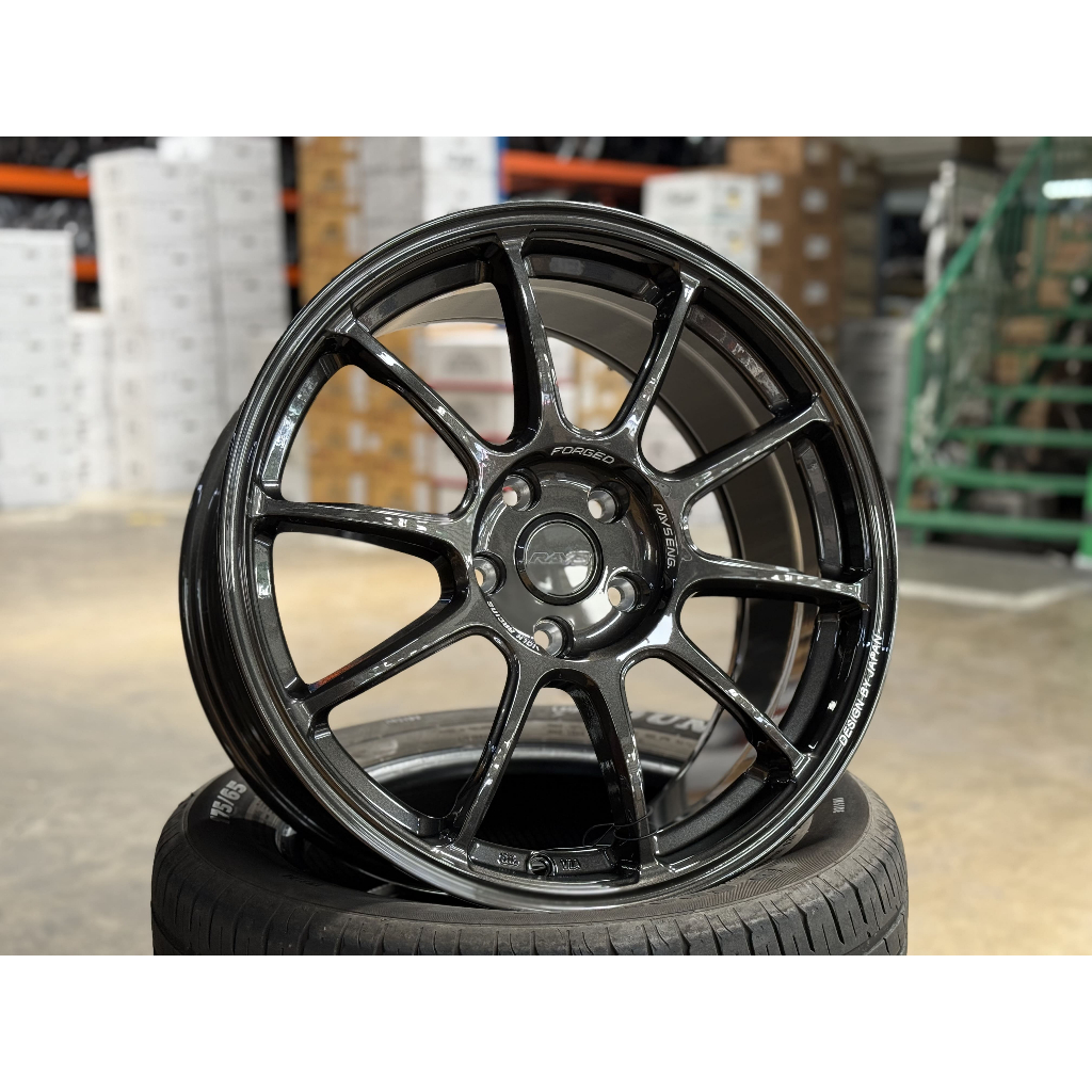 NEW 18X8.5J NK Performance ZE40 Rim (set of 4) Dark Gunmetal 5X114.3 for Civic CX3 CX30 CX5 X50 ...