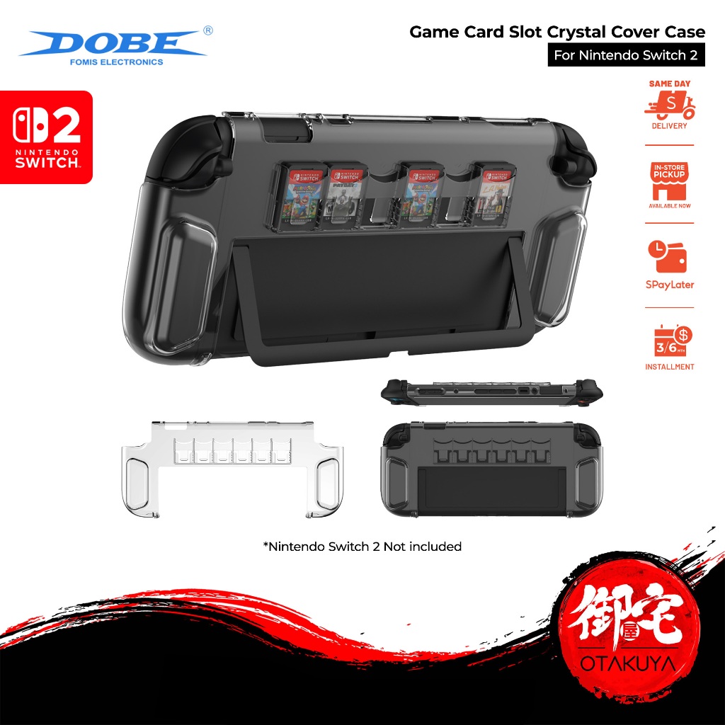 【10.10 SALE】DOBE Nintendo Switch 2 Protective Crystal Case Multiple ...