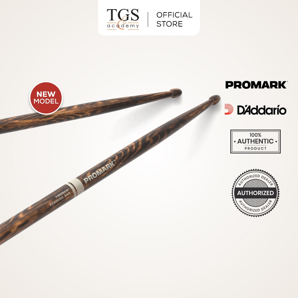 ProMark R5ABFG REBOUND 5AB Drumsticks - Lacquered FireGrain (Acorn Wood Tip) | Shopee Malaysia