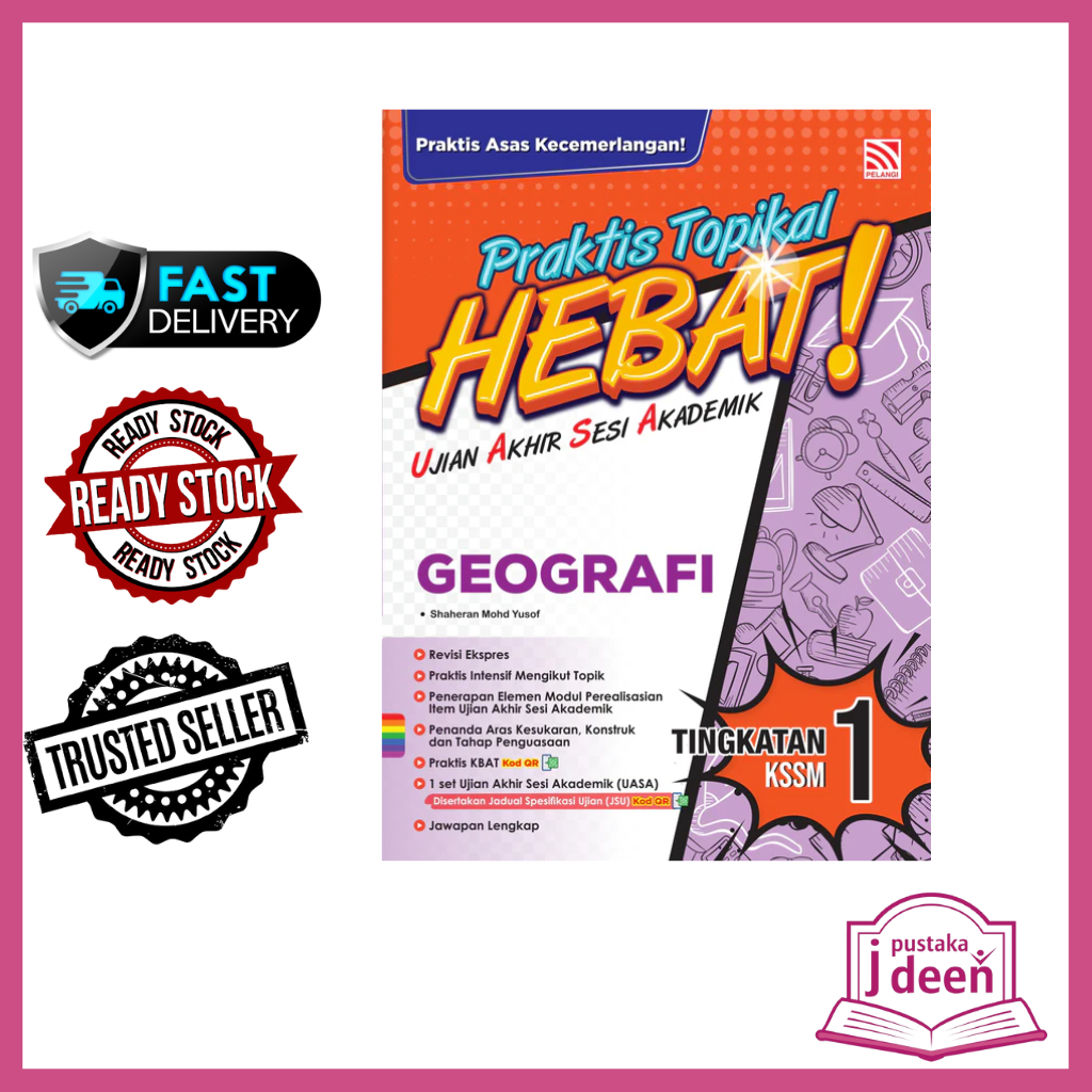 JDEEN BUKU LATIHAN TINGKATAN 1 GEOGRAFI - PRAKTIS TOPIKAL HEBAT UASA KSSM | Shopee Malaysia