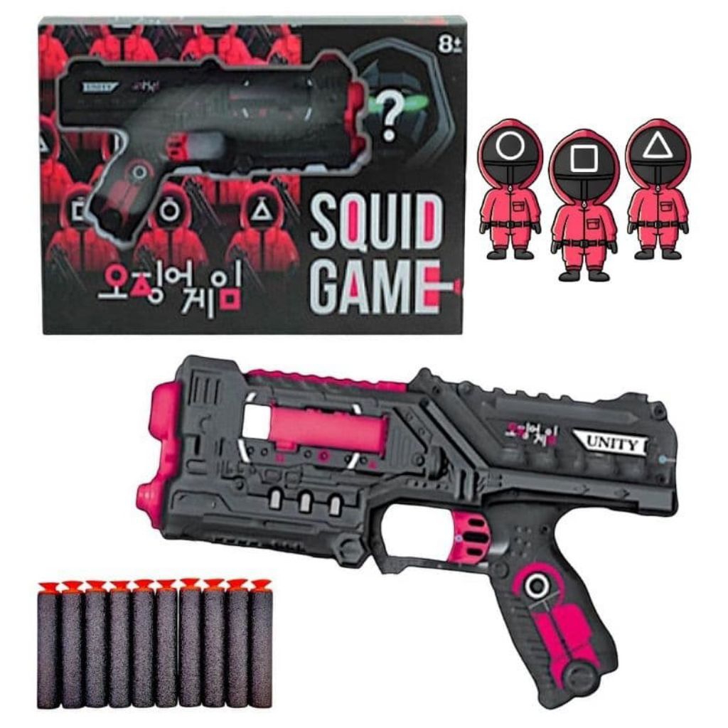 Squid Game Safe Foam Bullet Blaster Toys | Shopee Malaysia