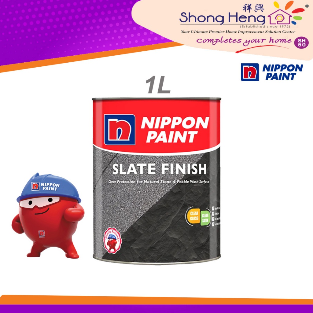 1L Nippon Slate Finish Surface Protective Coating (Treatment of Natural ...