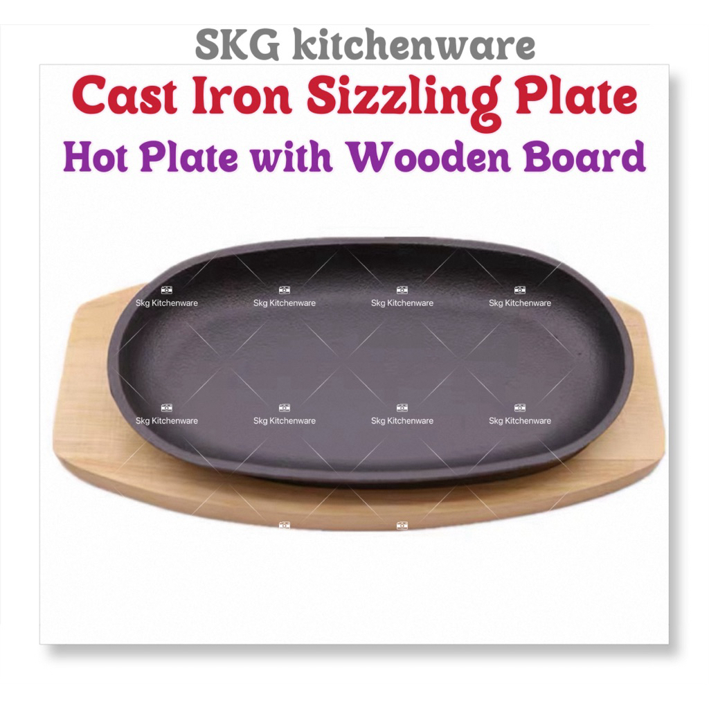 995 Sizzling Cast Iron Hot Plate / Sizzling Plate / Sizzling Mee Plate ...