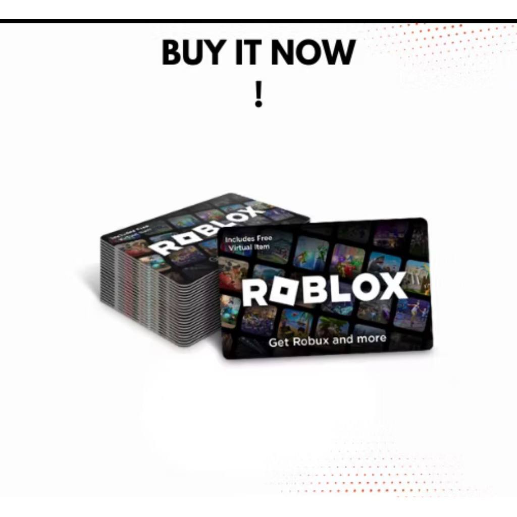 Roblox Robux All Amount - PC Game | Shopee Malaysia