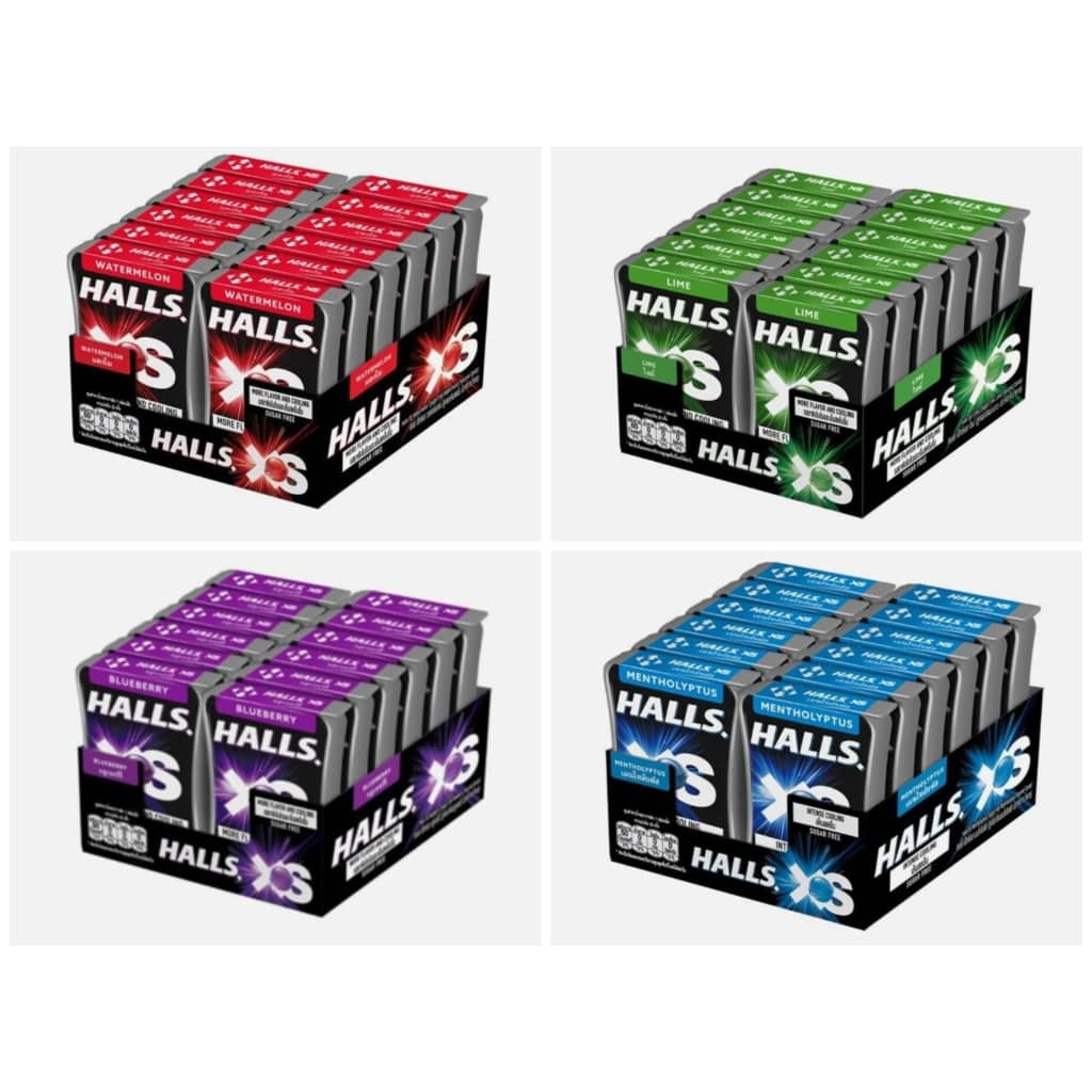 HALLS XS SUGAR FREE CANDY 15Gx12's | Shopee Malaysia